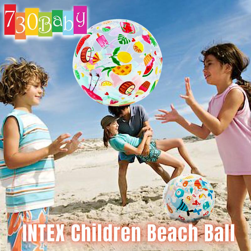 INTEX Kids Children Beach Ball Inflatable Ball Swimming Ball Swimming ...