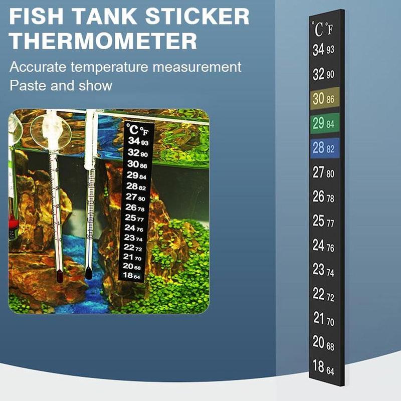 Discoloration Thermometer Sticker Stick-on Aquarium Fish Tan - TikTok ...