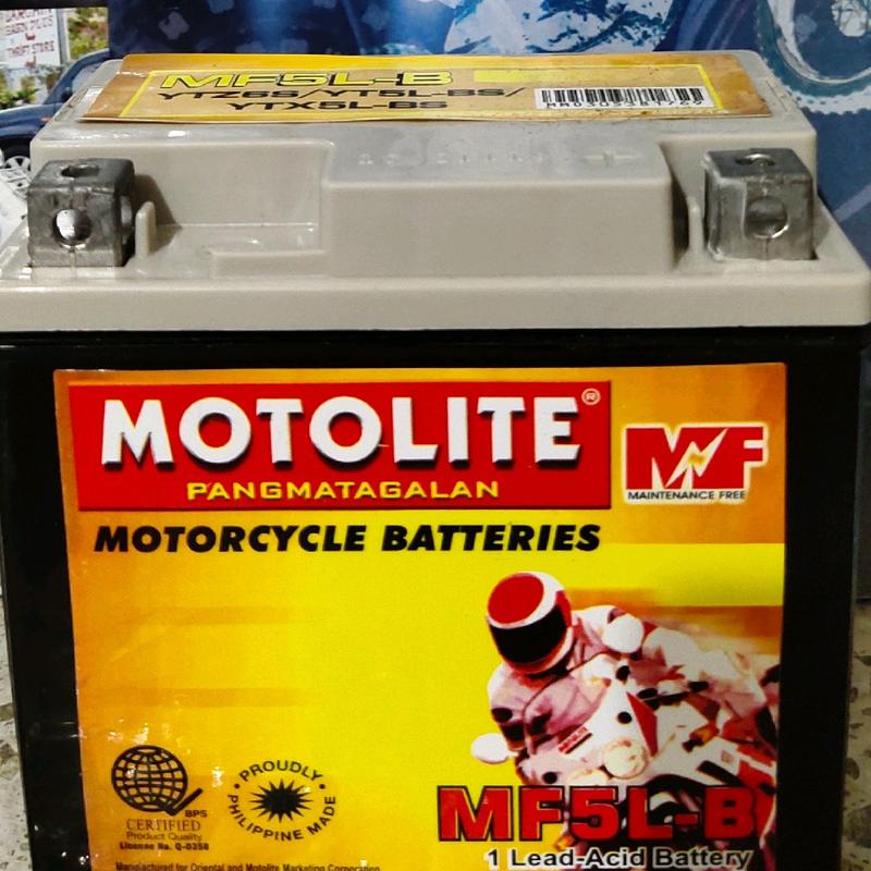 MOTOLITE PREMIUM MF5L-B 12V Maintenance Free Sealed VRLA Battery ...