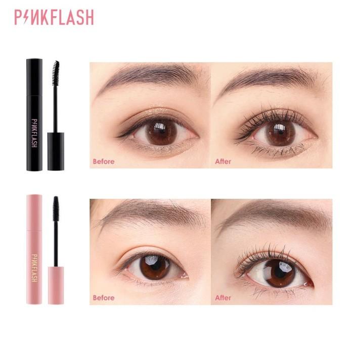 Promo PINKFLASH Oilproof Curl Mascara Waterproof | Pink Flash Maskara ...