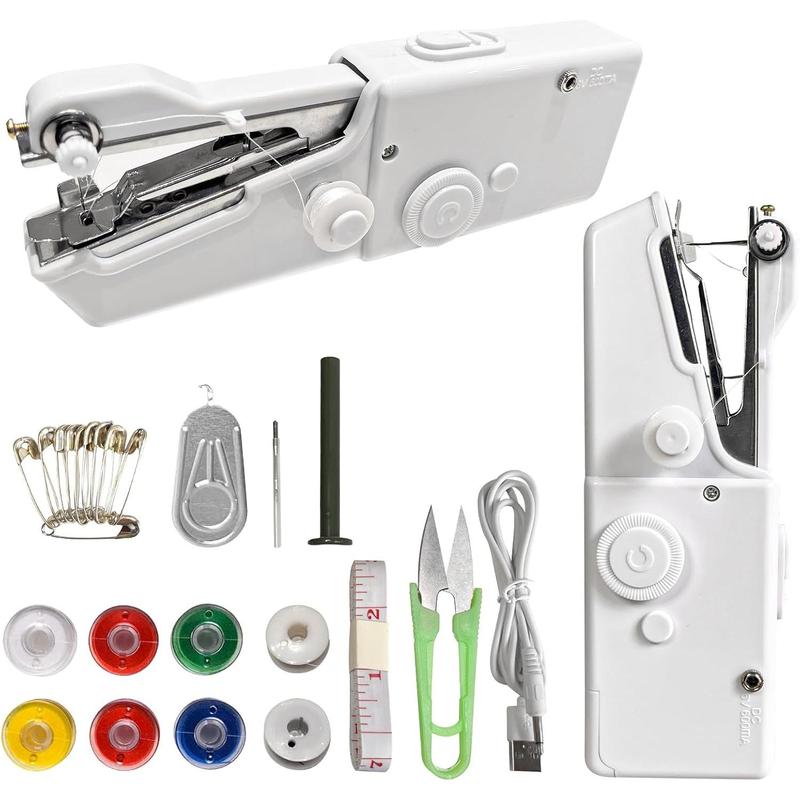 Portable Sewing Machine Kit with USB Cable for Quick Sewing Beginner ...