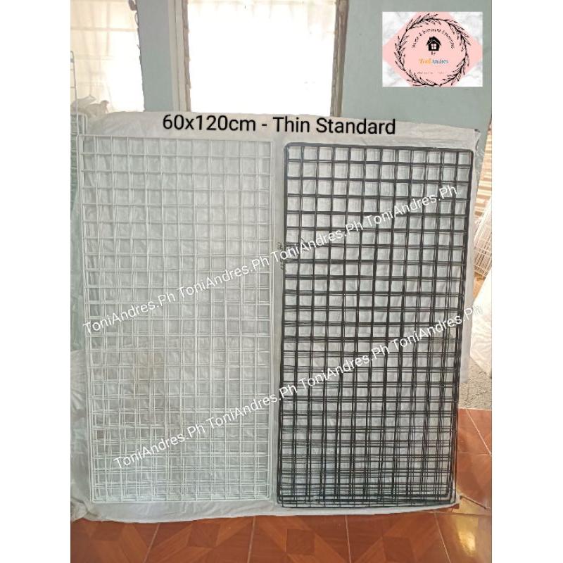 (60x120cm-Thin) Wall Mount Screen Wire Mesh Grid Wall Decoration ...