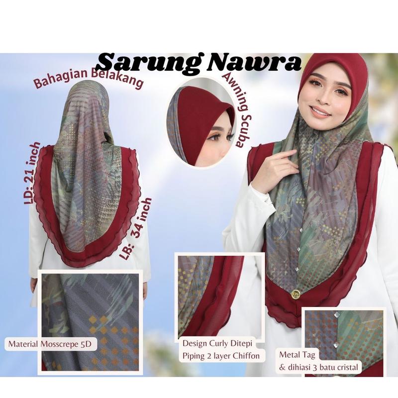 Sarung NAWRA - TikTok Shop Malaysia