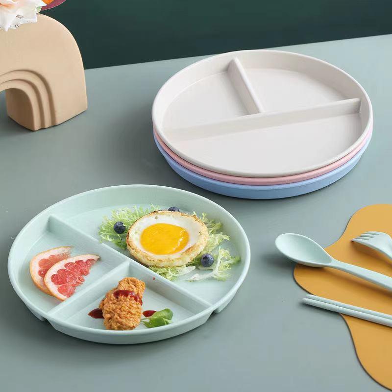 Divided Dinner Plates Unbreakable Portion Control Divided Diet - TikTok ...