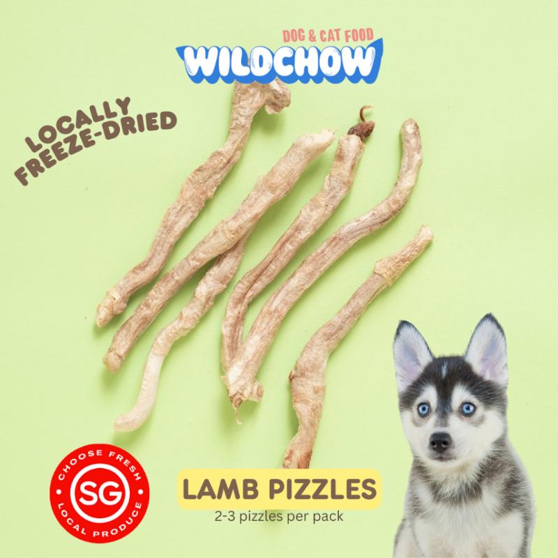original WildChow Lamb Pizzle Sticks/Braids Premium Freeze Dried ...