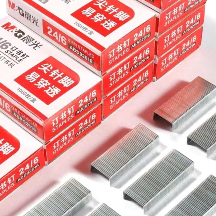 Jual Triple W Isi Stapler Hekter Ukuran Besar no 3 24/6 1box 1000 pcs ...