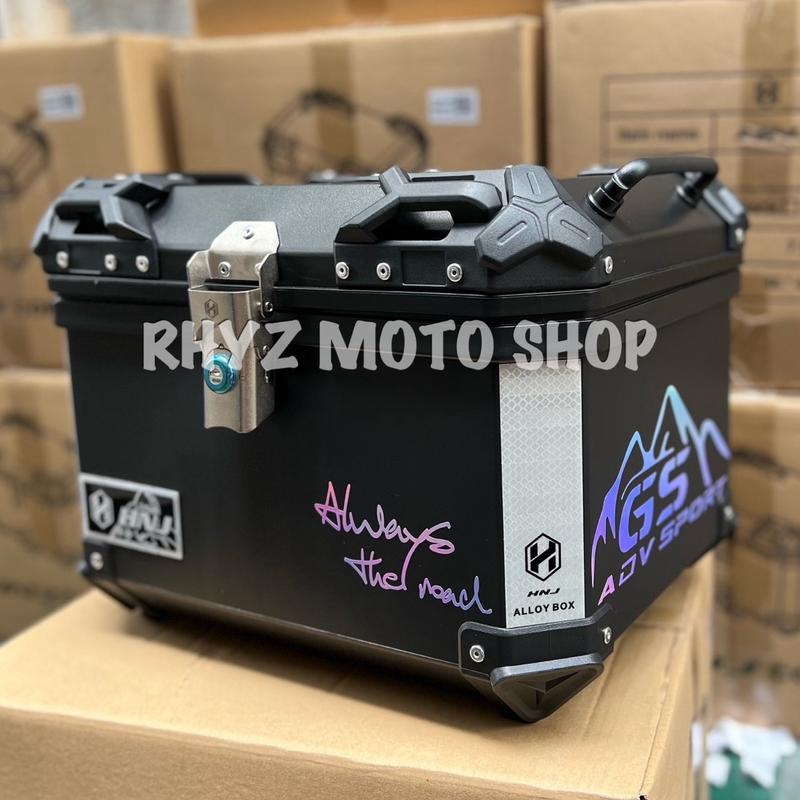 A02S HNJ Top Box 45L Metal Plate W/Bacrest (Singlelock) - TikTok Shop ...