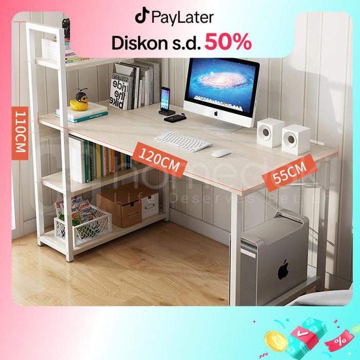 Promo Homedoki Meja kerja / Meja Belajar / Meja Komputer Meja Desktop ...