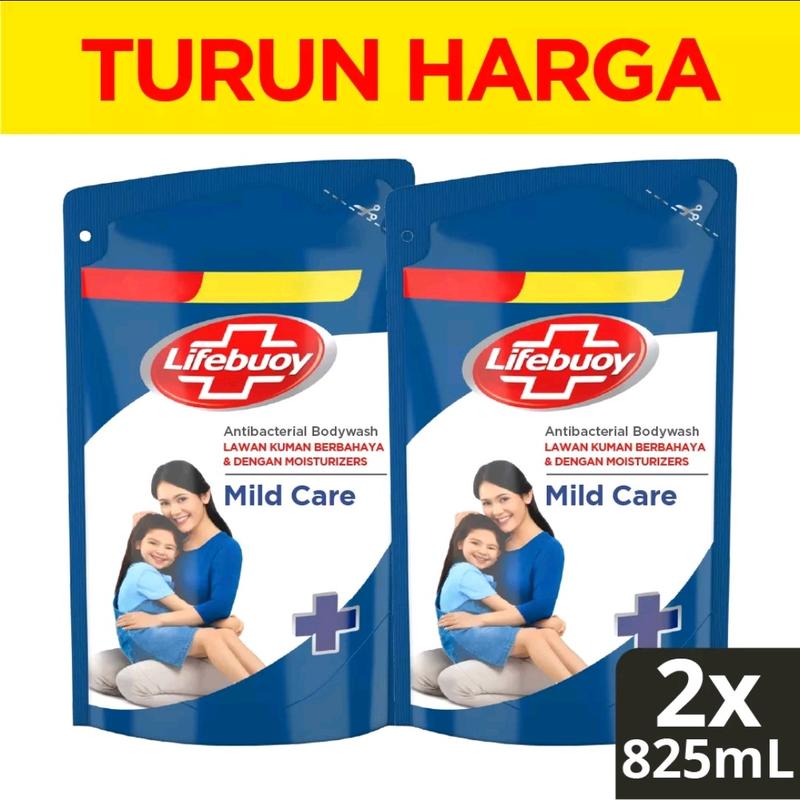 LIFEBUOY Body Wash Mildcare Pouch 825 ml (Twinpack) Soap Cai - Shop ...