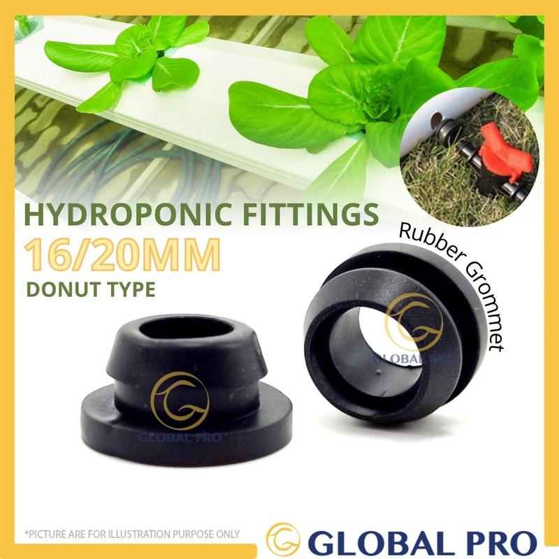 16MM / 20MM Fertigation System Rubber Grommet Hydroponic System ...