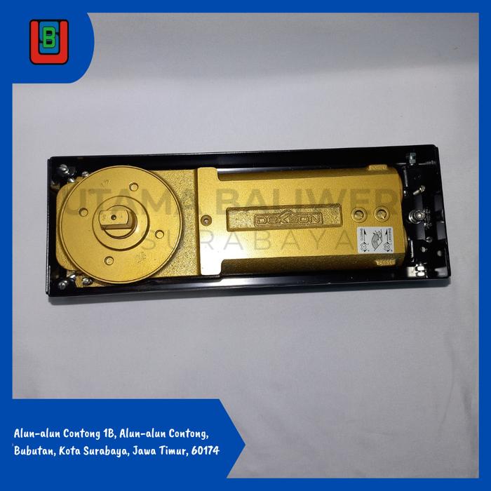 Jual Dekson Floor Hinge Dekkson Hydraulic Floor Spring 84 Series (Black ...