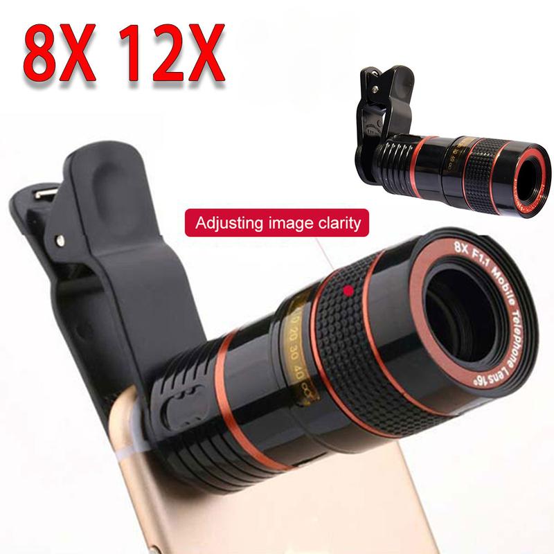 8x 12X Long Focus Mobile Phone Lens 8x Mobile Phone Telescop - TikTok ...