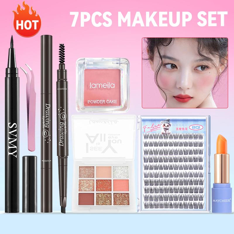 No Glue Needed! 7PCS BQI Glue-Free Cluster Lashes – Glueless - TikTok ...