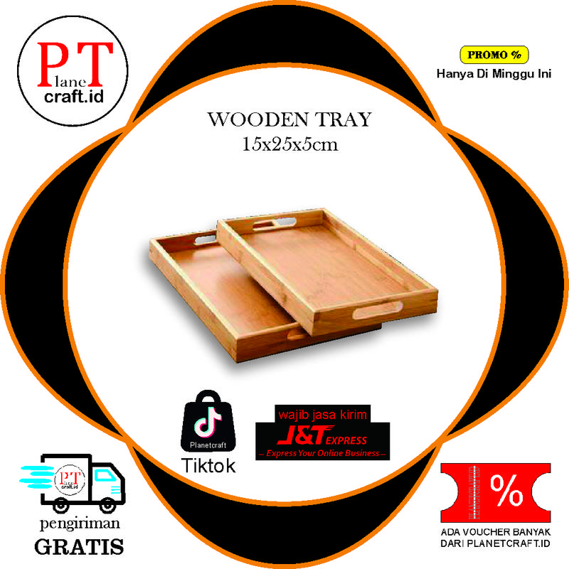 Wooden Tray 15x25x5,Nampan Kayu,Nampan kopi,hantaran Nikah, kado,kotak - Shop | Tokopedia