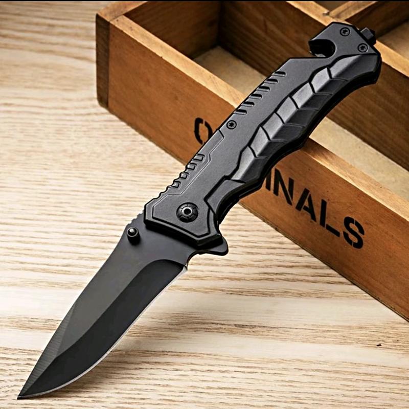 Multi-function folding knife tool outdoor high hardness stainless - TikTok Shop