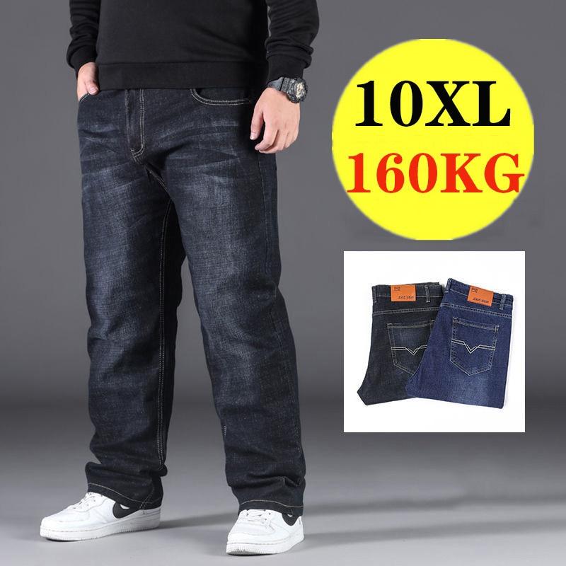 Seluar Jeans Lurus Lelaki, Saiz Besar (45-150kg), Longgar da - TikTok ...