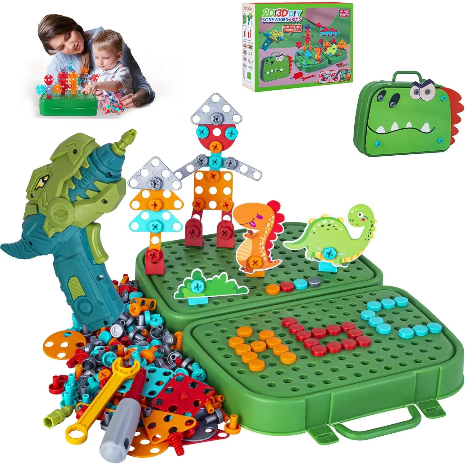Dinosaur Kids Tool Set with Electric Drill, Toddle TikTok爆款商品分析 - GMV ...