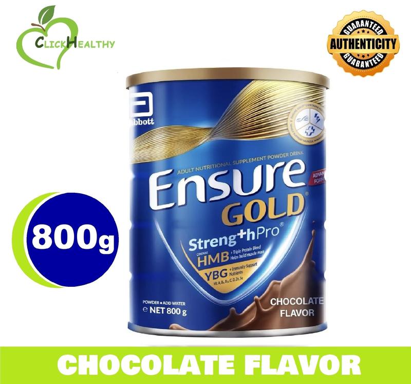 Ensure Gold Choco 800g For Adult Nutrition 2026 Expiry - CLICKHEALTHY ...