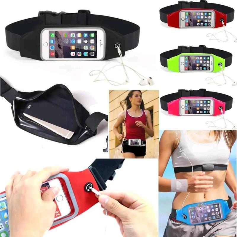 SPORT RUNNING PHONE BAG WAIST POUCH BELT JOGGING CYCLING SHORTS ...