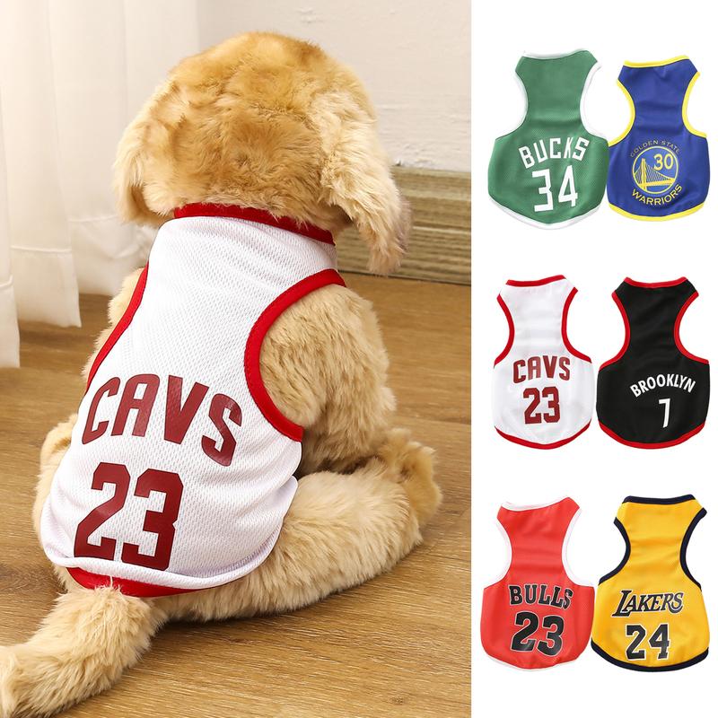 [TI] Pet Vest Round Neck Soft Comfortable Breathable Letter Print ...