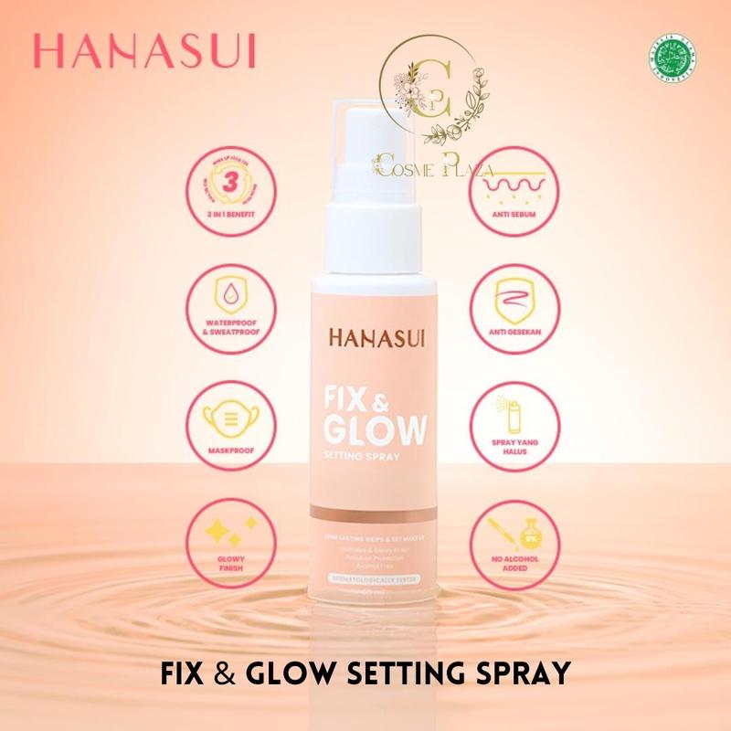 Hanasui Fix & Glow Setting Spray 60ml - Shop | Tokopedia