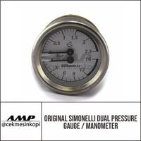 Jual Original Simonelli Dual Pressure Gauge / Manometer - Jakarta ...