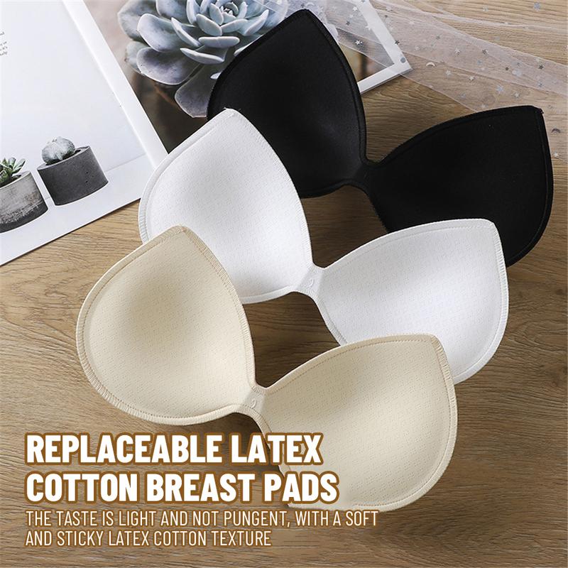 New Soft Sweat Absorbent Sponge Bras Pads One-piece Removabl - TikTok ...