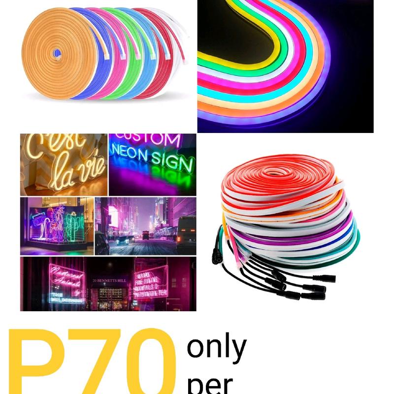 5METERS SIGNAGE NEON LED TUBE (DC 12V 5METERS ROLL) WATER PROOF ...