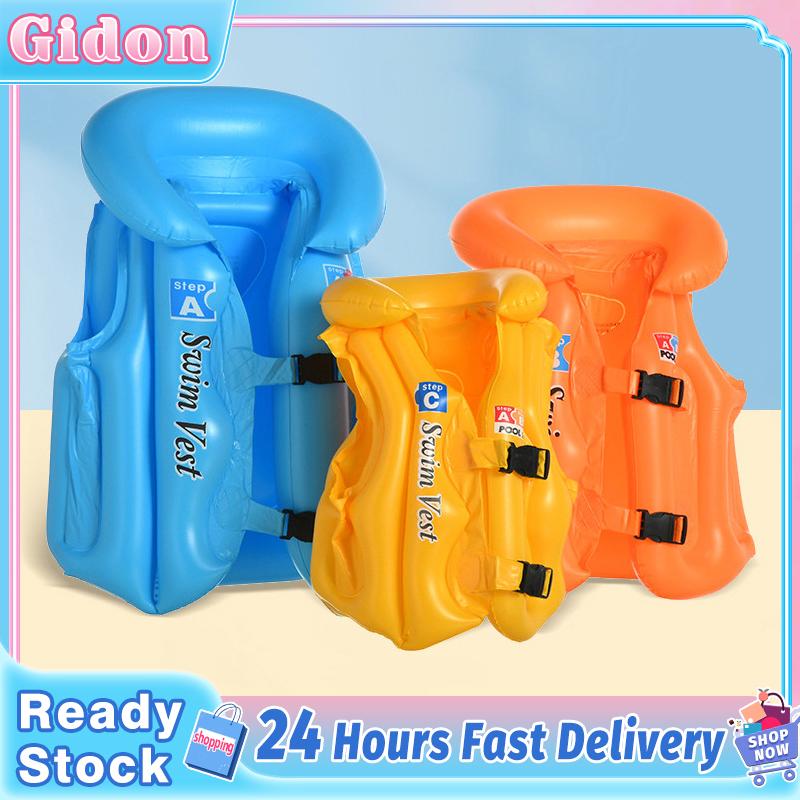 Children's Inflatable Life Vest Water Buoyancy Vest Flotatio - TikTok ...