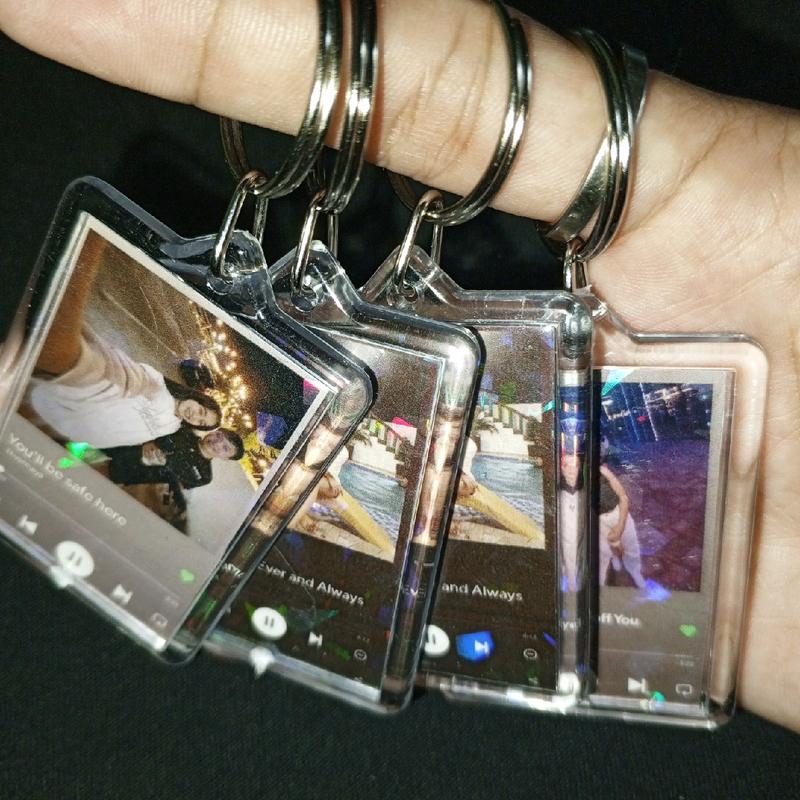 Spotify Inspired Holographic Keychains | Waterproof and Fade - TikTok ...