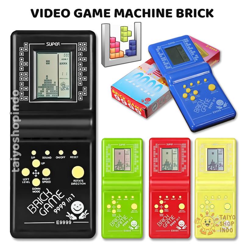 TAIYO Video Game Machine Brick Game 9999 In 1 Besar Kecil Gameboy ...