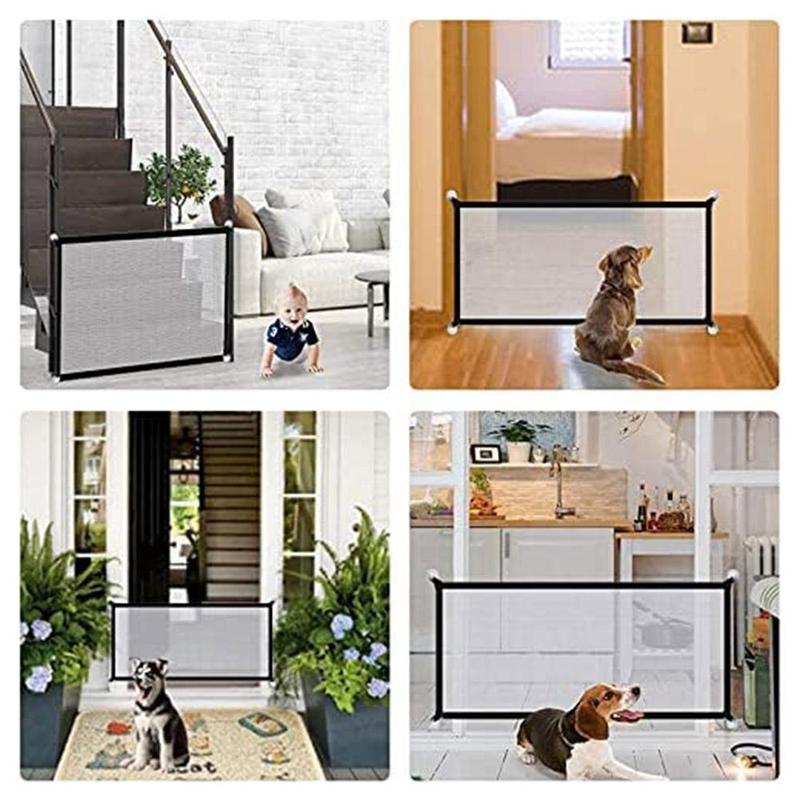Pet Fence Portable Folding Isolation Net Household Protective Punch ...