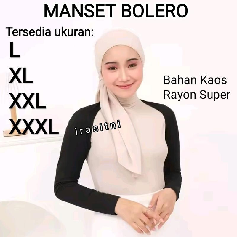 Manset Bolero Lengan Sambung L XL XXL XXXL Standar Jumbo Superjumbo ...