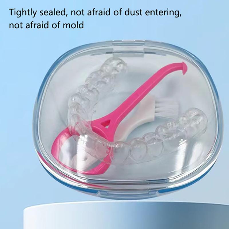 1PCS Orthodontic Case Invisible Braces Retainer Box Mouth Guard ...