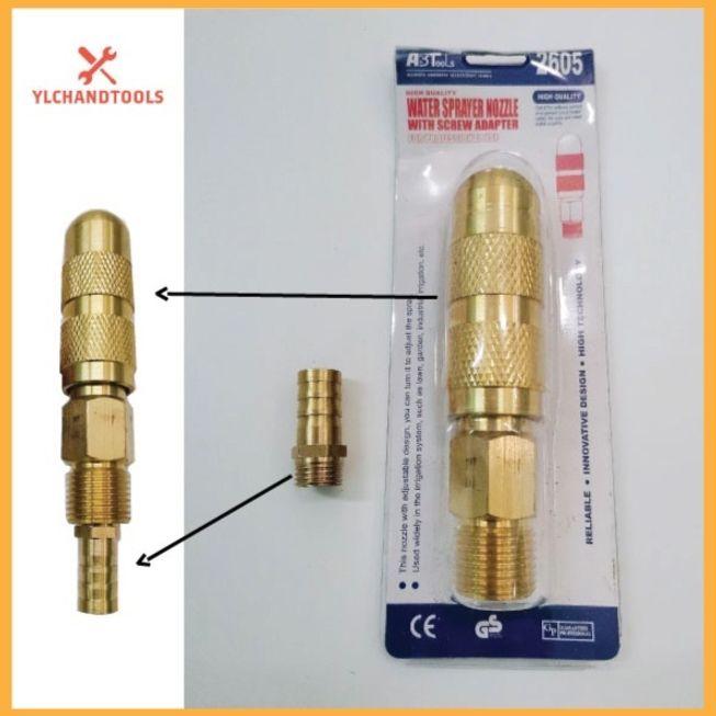 '' ABTools'' 2605 SOLID BRASS H/D WATER JET SPRAY NOZZLE + BRASS ...
