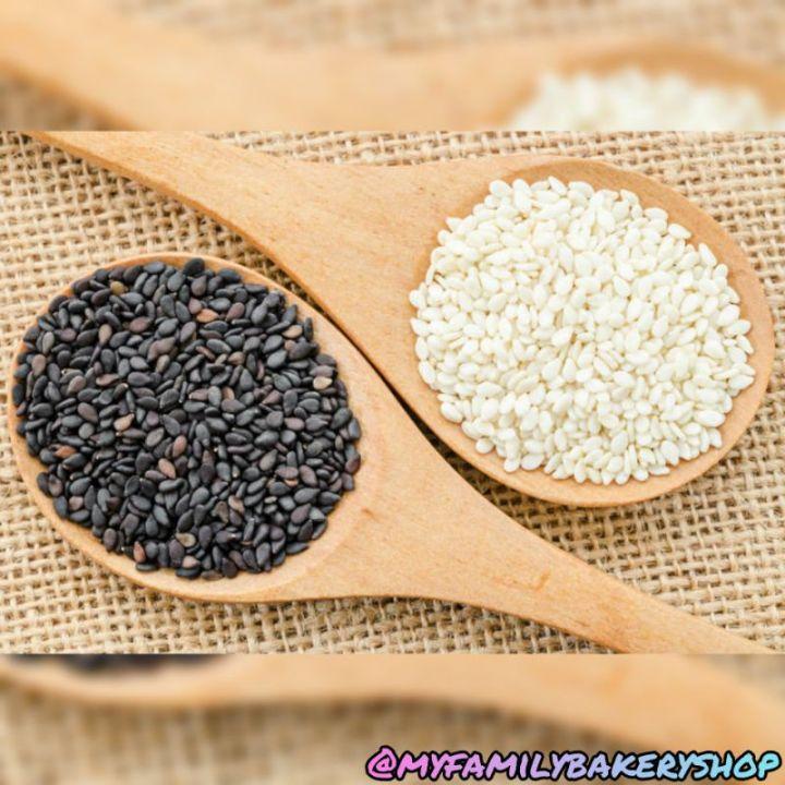 White/ Black Sesame Seed/ Bijan Putih| Hitam- 100g / 250g / 500g ...