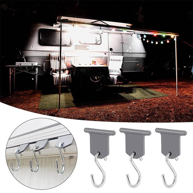 Hook Camping Awning Hook, RV Awning Hanger Hook, For RV Caravan ...