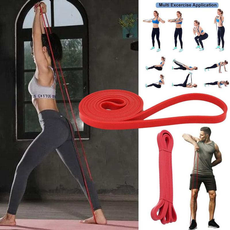 1x Rubber Resistance Band Pull Up Assist Home Gym Strength Training ...