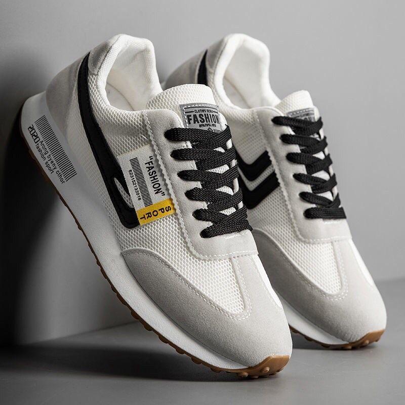 Sepatu sneakers casual pria terbaru Round Toe//Sepatu sneakers - Shop ...