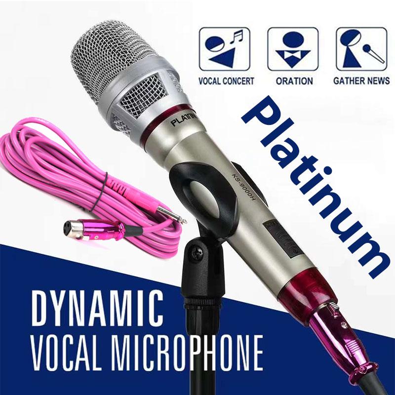 Platinum Dynamic Microphone Professional Wired Microphone KS-9000H ...