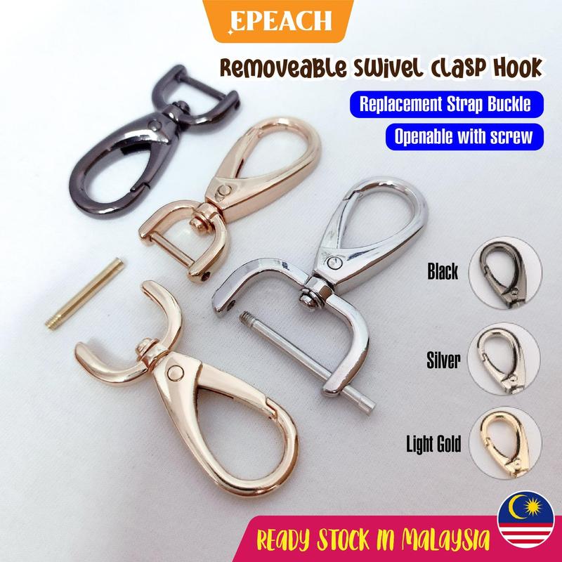 epeach 1Pc Openable Lobster Clasp Swivel Carabiner Spring Hooks ...