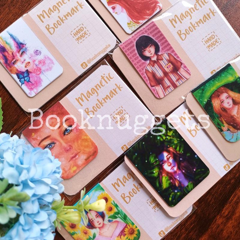 Handmade Magnetic Bookmarks by Booknuggets - Glossy, Glitter - TikTok ...