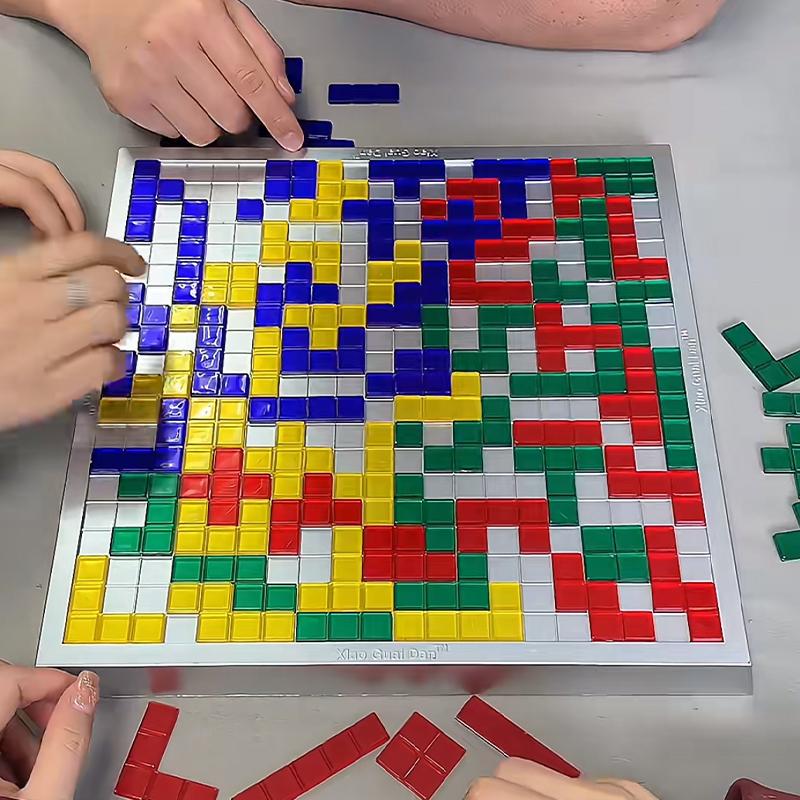 Children Strategy Board Game Educational Toys Colored Square - TikTok ...