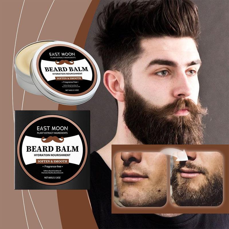 Natural Beard Balm Wax Beard Growth Oil For Men Moisturizing - TikTok ...