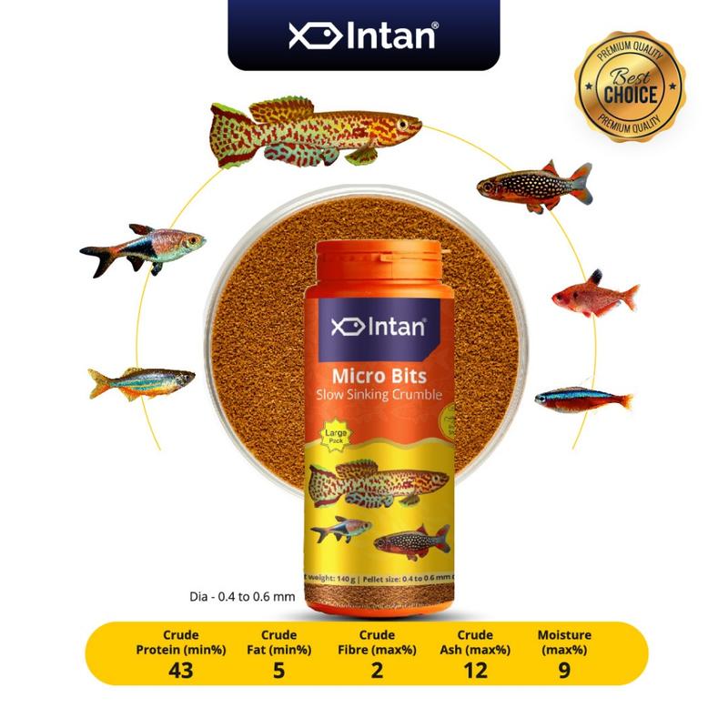 Intan - Micro Bits | Player Choice Fish Food For Fish Like Killifish ...