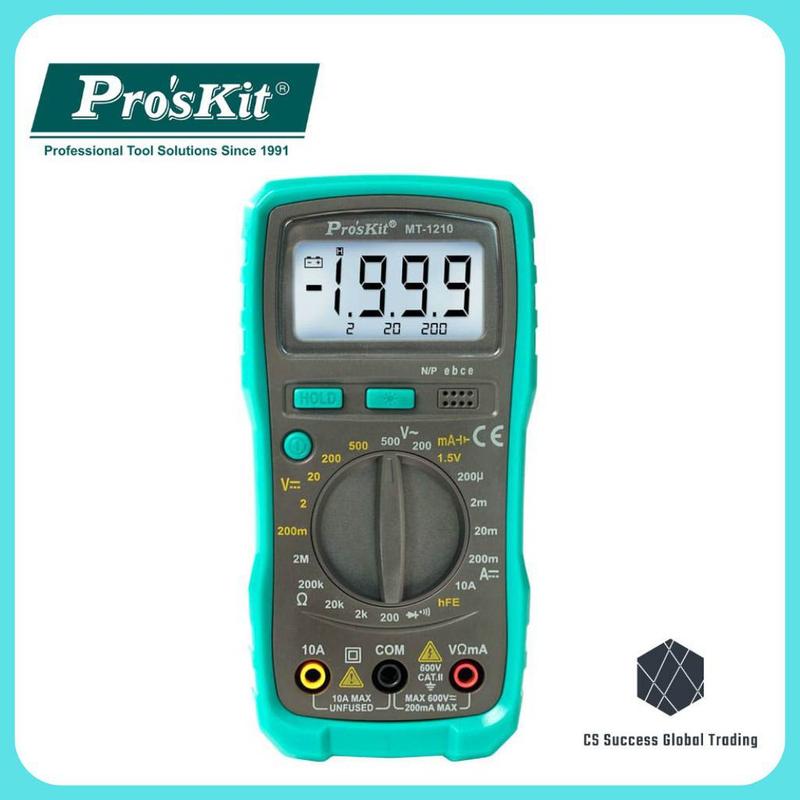 Pro'sKit MT-1210 3½ Compact Digital Multimeter (3 Months Supplier ...