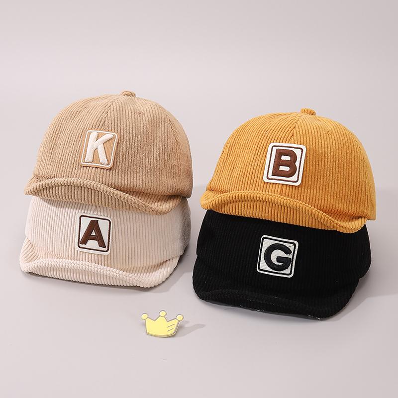 Letter Solid Color Children's Baseball Hat Spring and Autumn - TikTok ...