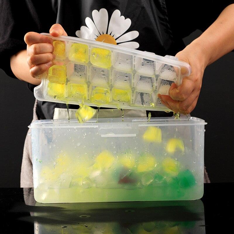 Ice Tray Ice Cube Ice Box Freezing Mold Quick Freezer Household ...