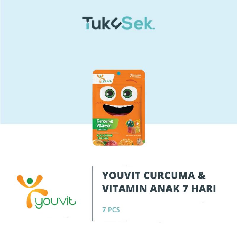 Youvit Curcuma & Vitamin Anak 7 Hari dengan Curcuma, Zink, dan Madu ...