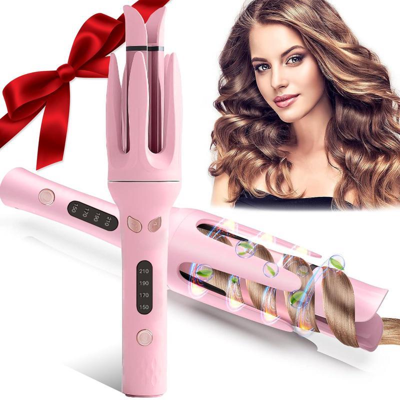 Electric Heated 28mm Hair Curler, 4 Heat Levels Hair Curling Iron ...